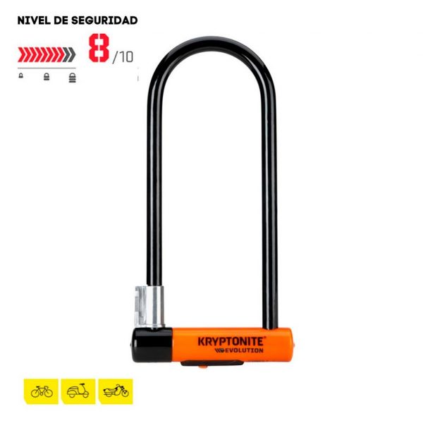 Candado Kryptonite EVOLUTION MINI-7 + CABLE - Importadora Caupolican